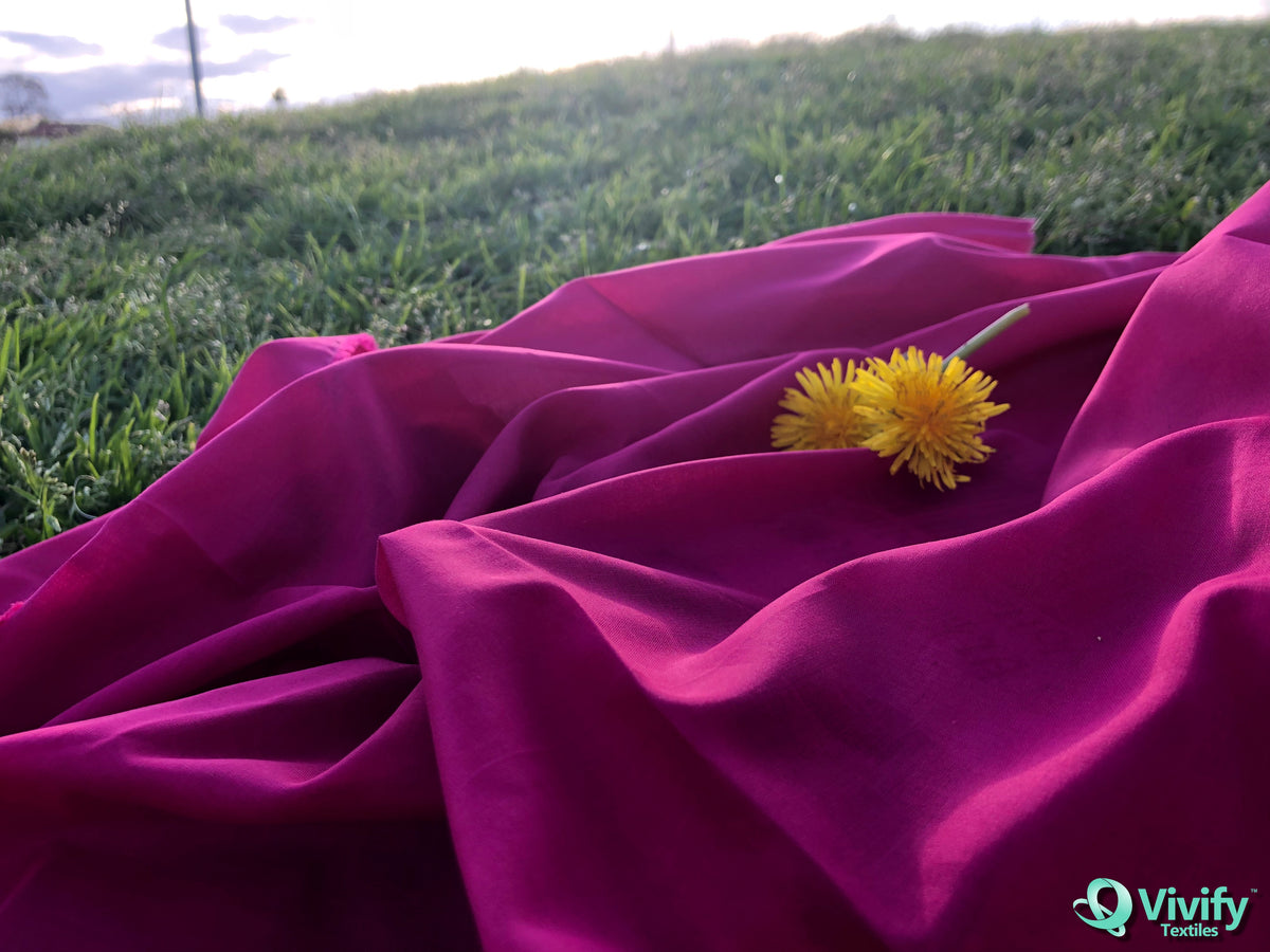 Organic Cotton Voile/Poplin 54gsm Soft Finishing – Vivify Textiles