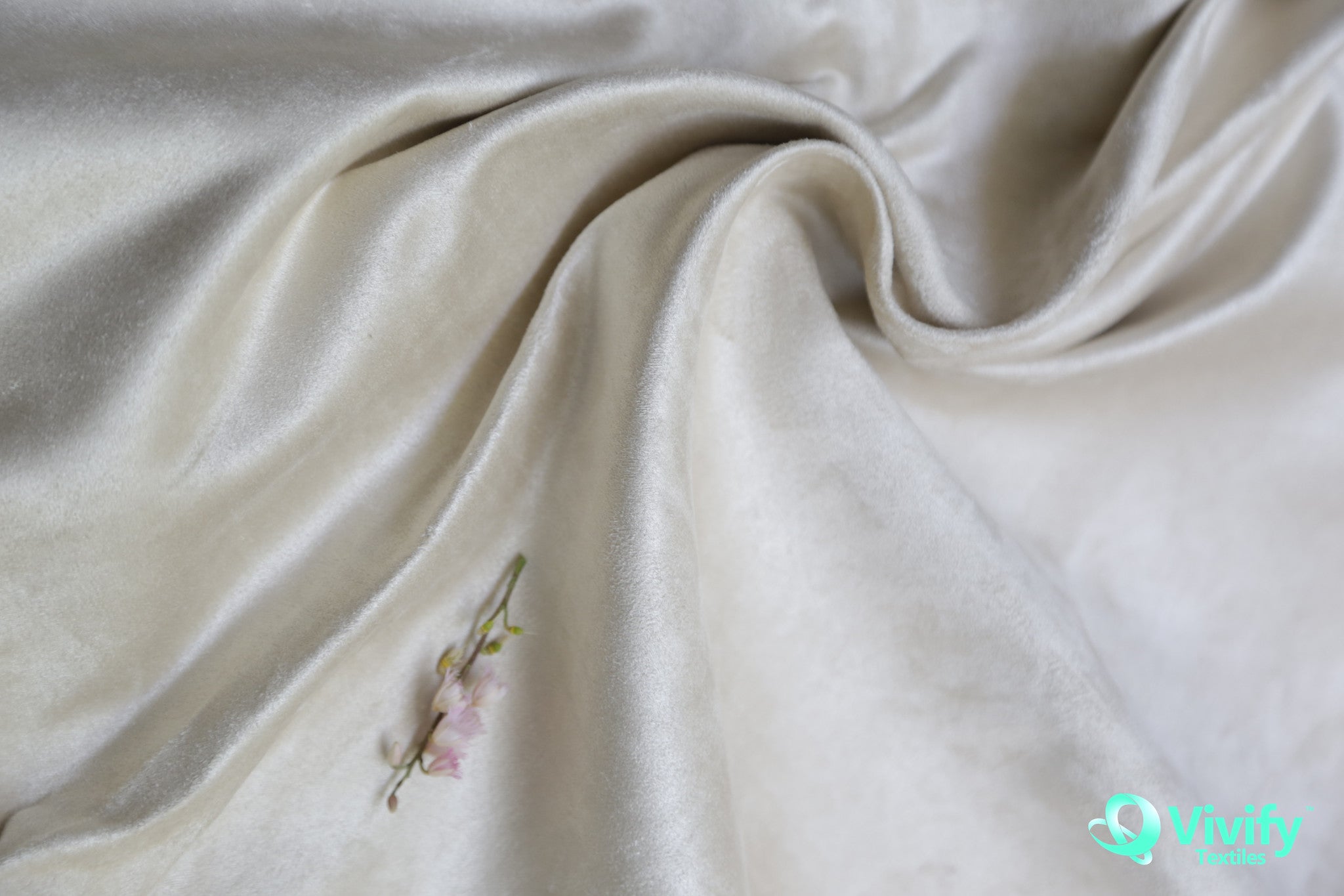 Double Sided Recycled Polyester Suede Cream – Vivify Textiles