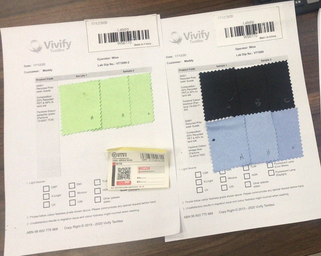 Lab Dip – Vivify Textiles