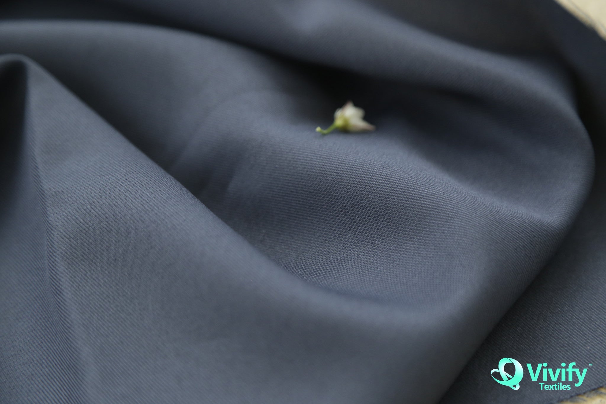 Recycled Polyester Gabardine Black – Vivify Textiles
